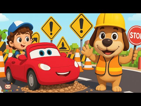 Traffic Light Adventure 🚦 | Learn Stop, Slow & Go with Toto the Car | Educational Video for Kids