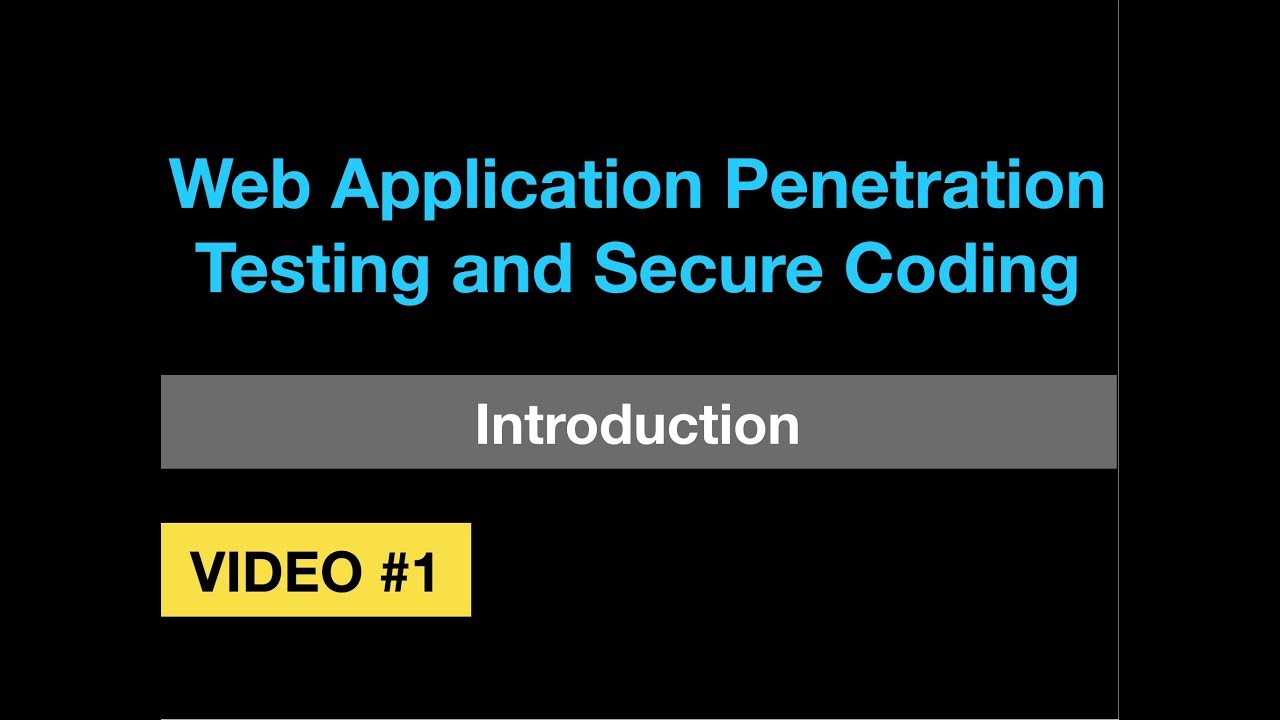 Web Pentesting #1 - Introduction