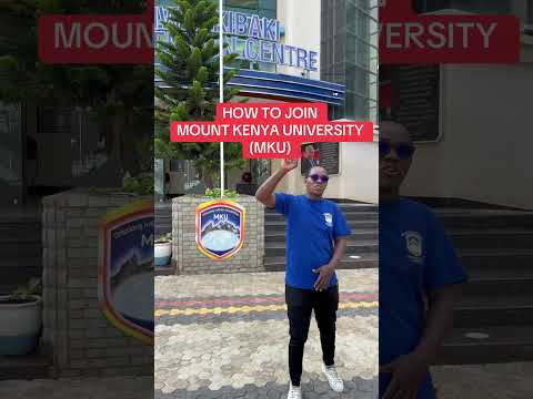 How to Join Mount kenya University (MKU)