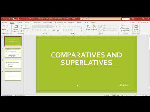 Comparatives and superlatives 4TH GRADE PowerPoint 01 05 2020 07 30 31 p m
