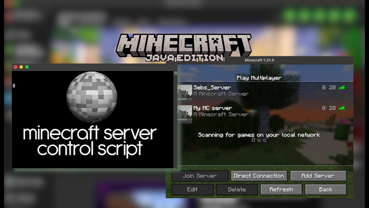 Minecraft Server Setup on Linux with the MSCS Control Script