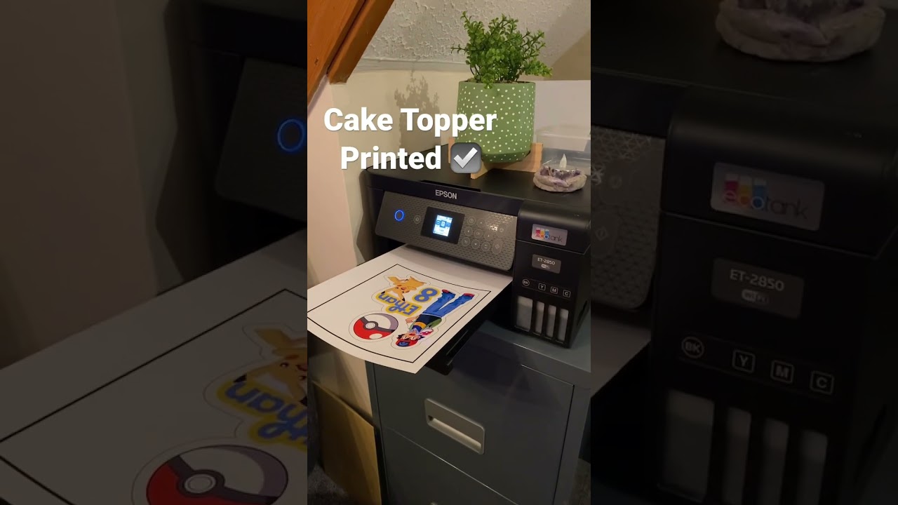 Cake Topper Printed! #brotherscanncut #handmade #caketopper