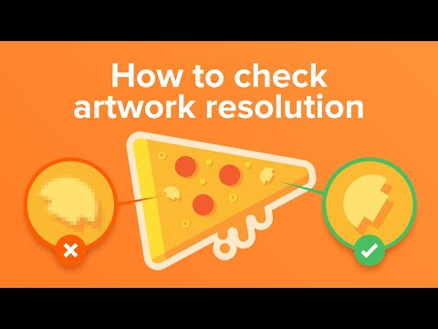 How to check artwork resolution