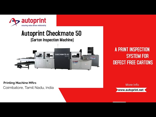 Inspection Machine - Autoprint FMCG Carton Inspection Machine ...