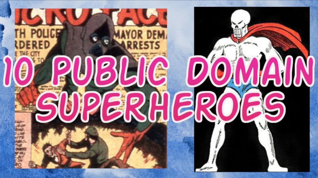 10 Public Domain Superheroes
