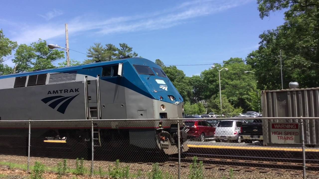 Amtrak P42 111 On 449 At Wellesley Farms (6/27/16)