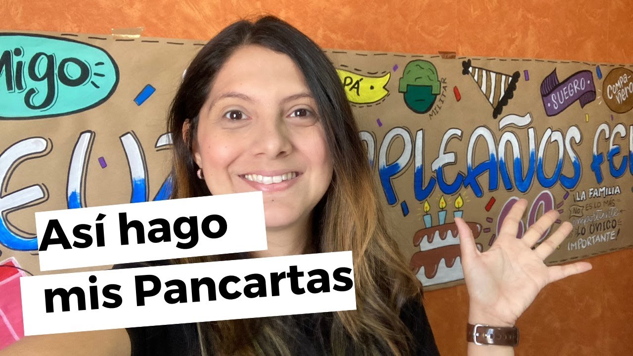 Paso a paso para hacer una pancarta o cartel