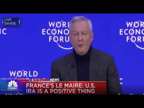 France's finance minister: Europe needs to invest in its own green technology