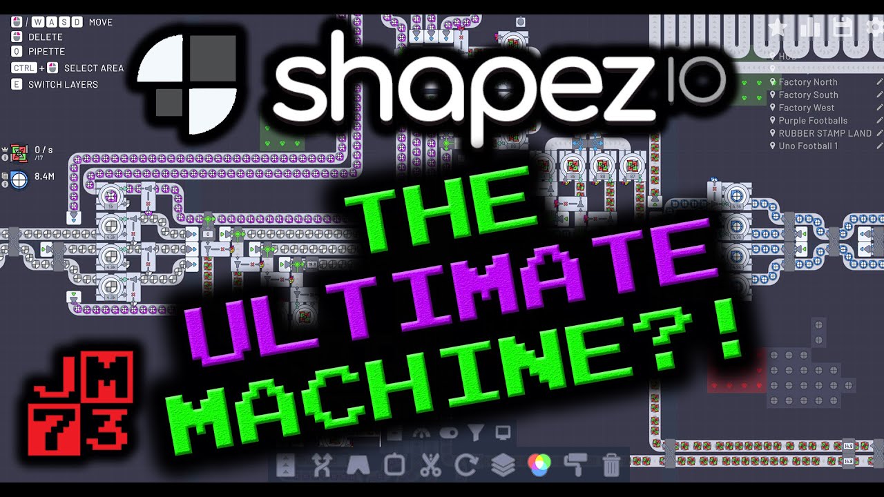ULTIMATE 2-Full-Belt MAM and MASSIVE Delivery System! Shapez.io 1.4.4