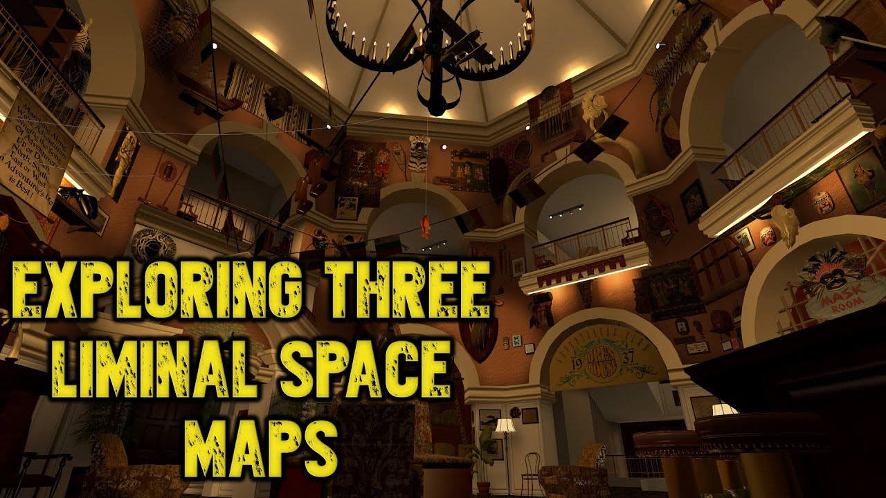 GMOD VR: Exploring 3 Liminal Space Maps