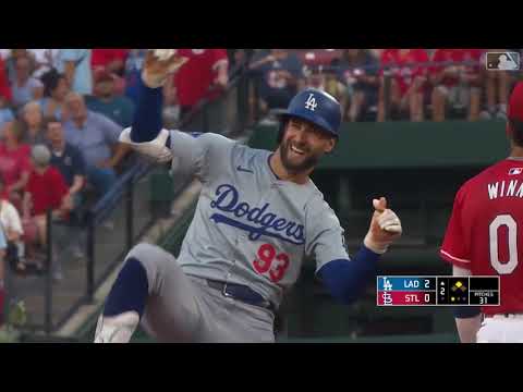 Kevin Kiermaier Scores Miguel Rojas With RBI Single to Put Dodgers Up 2-0