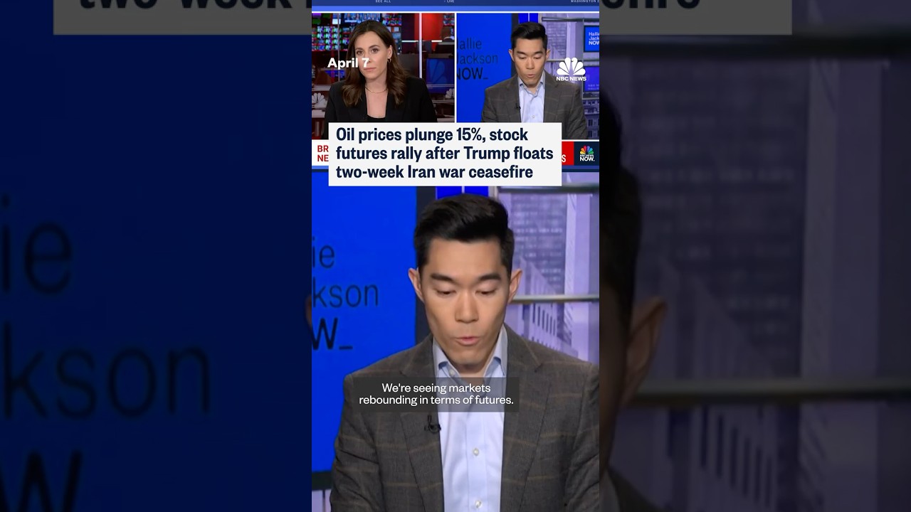 Oil prices plunge 15%, stock futures rally after Trump floats two-week Iran war ceasefire