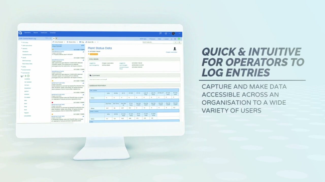 Improve shift communication and shift handover with Opralog.