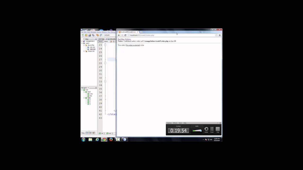 01- PHP - URL parameters, if statement and loop