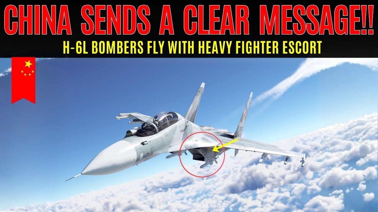 China Sends Su-30MK2 Fighters and H-6 Bombers Over Huangyan Island!