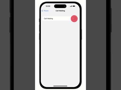 How to Turn on or off call waiting on your Apple iPhone 14 Pro iOS 16