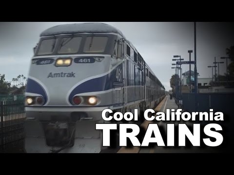Cool California Trains: Amtrak, Metrolink, and Coaster in San Diego County!