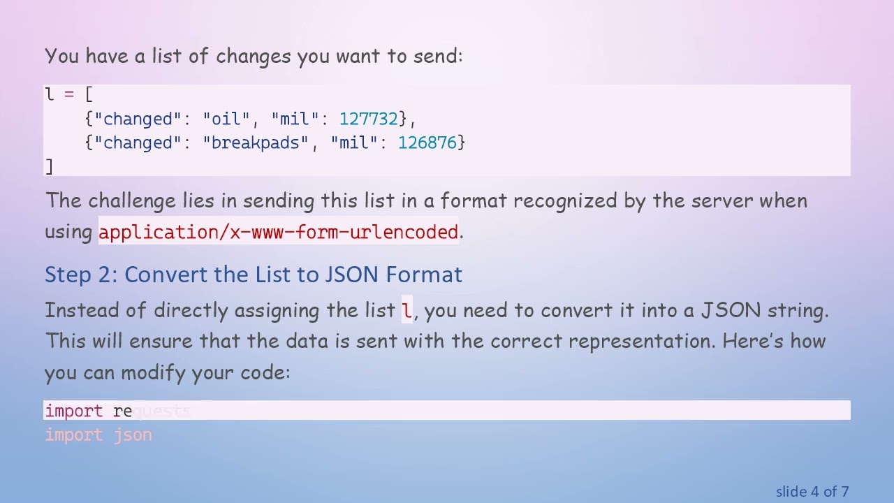 How to Send a POST Request with the Correct Content Type in Python