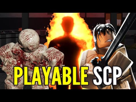 So I Became Playable SCP's in Roblox SCP Games