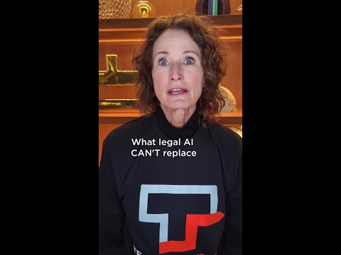 Legal AI is a game-changer. But there are things it can't replace. #shorts