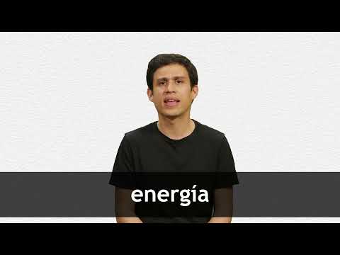 Traducción en inglés de “ENERGÍA” | Collins Diccionario español-inglés