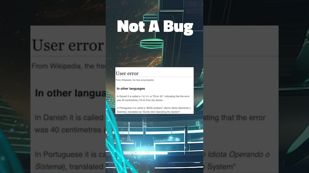 Not A Bug #shorts