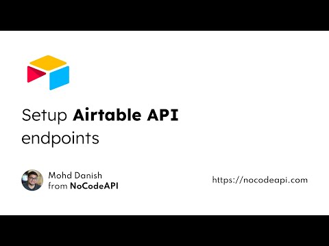 Setup Airtable API