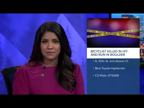 CSP seeking alleged hit-and-run driver that killed Boulder County cyclist Sunday