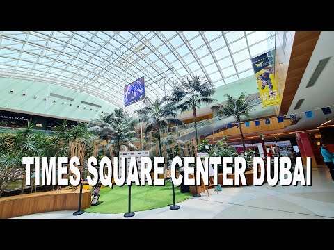 Times Square Center Walking Tour 4K HDR | Dubai UAE 🇦🇪