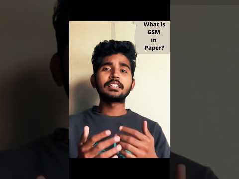 What Is GSM in a paper? Ye GSM kya hota h papers me? #facts #papers #art #drawing #viral