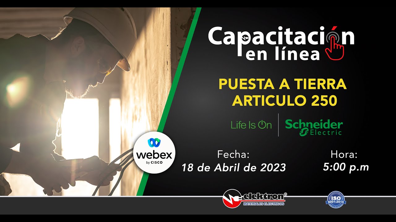 Puesta a tierra articulo 250 - Schneider | Elektron Webex