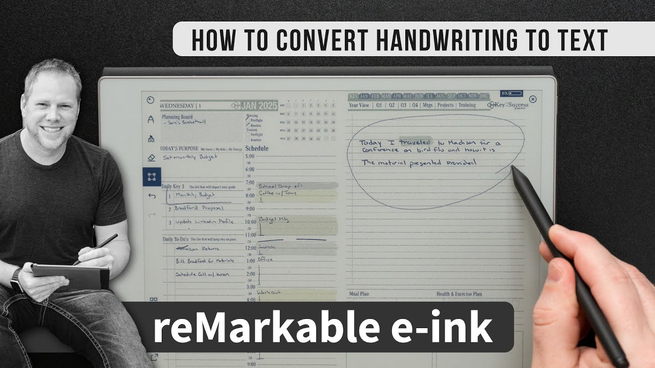 How I Convert Handwritten Notes to Text in reMarkable