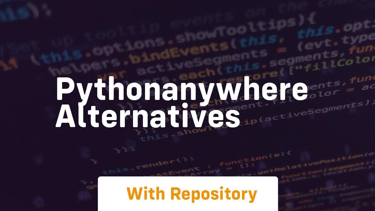 pythonanywhere alternatives