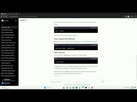 python install pip3 mac