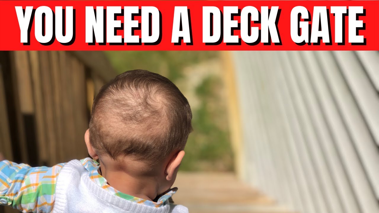How to Build a Wood Deck Gate | Self-closing