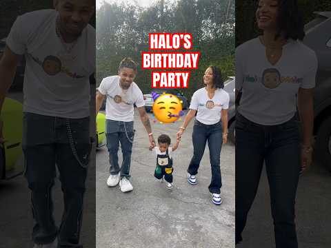 HALO PULLING UP TO HIS BIRTHDAY PARTY!!!!🥳