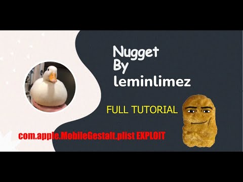 Nugget iPhone MobileGestalt.plist exploit tutorial!