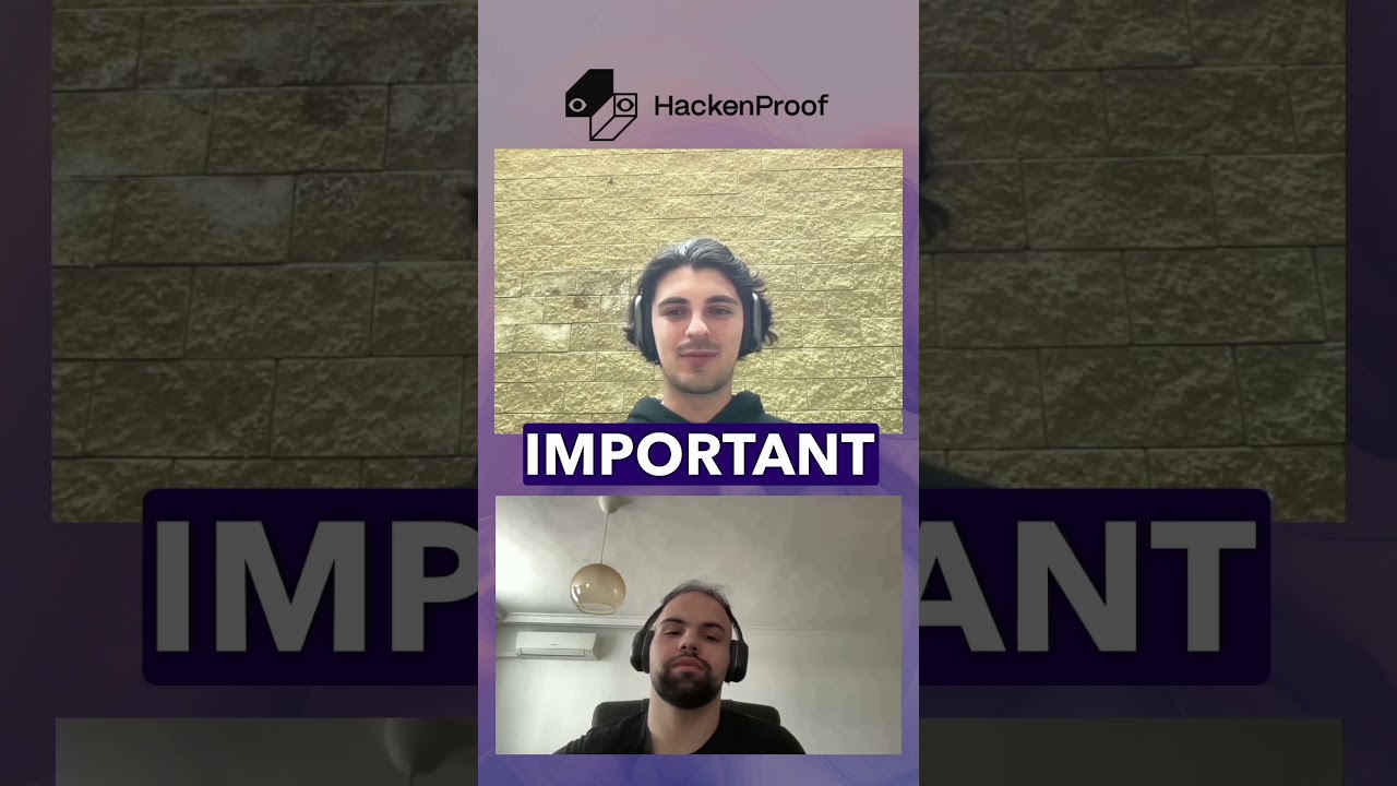 Lifehacks, insights and advices from CTO of HackenProof are in the whole episode on our channel!
