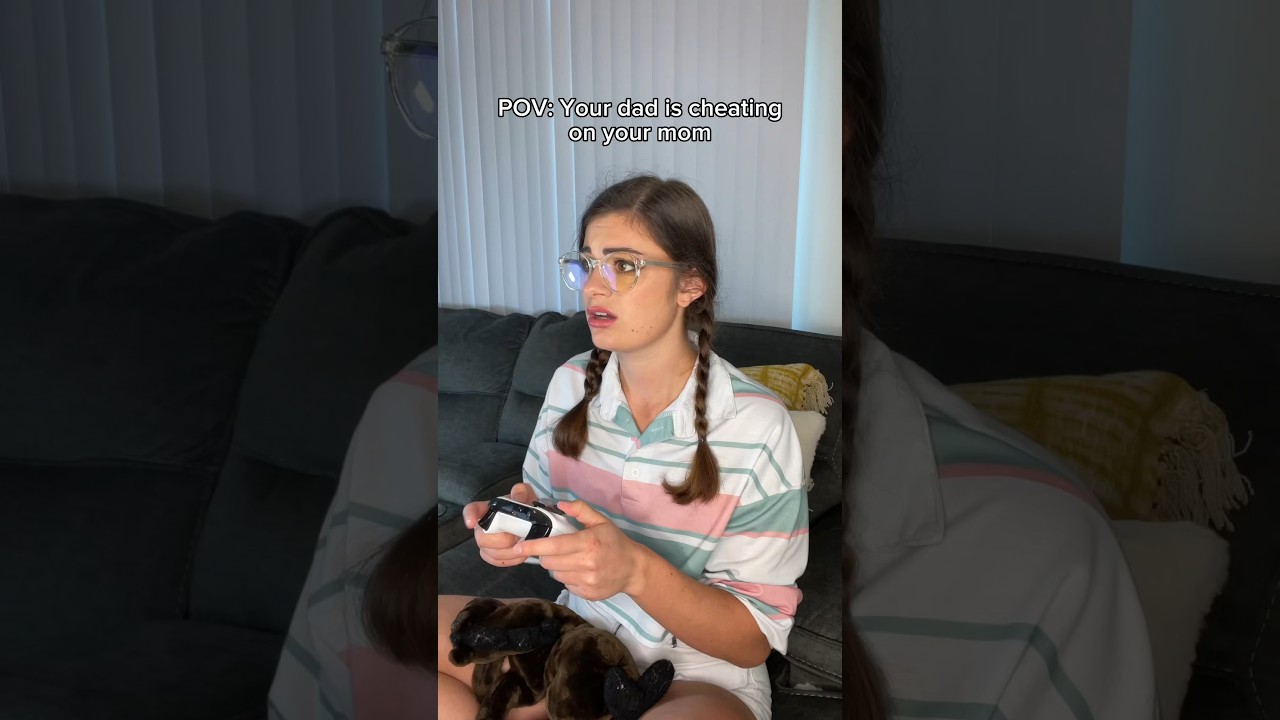 POV: You dad is cheating on your mom. Part 1. #comedy #funny #skit #parents