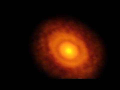 ALMA image of the protoplanetary disc around V883 Orionis