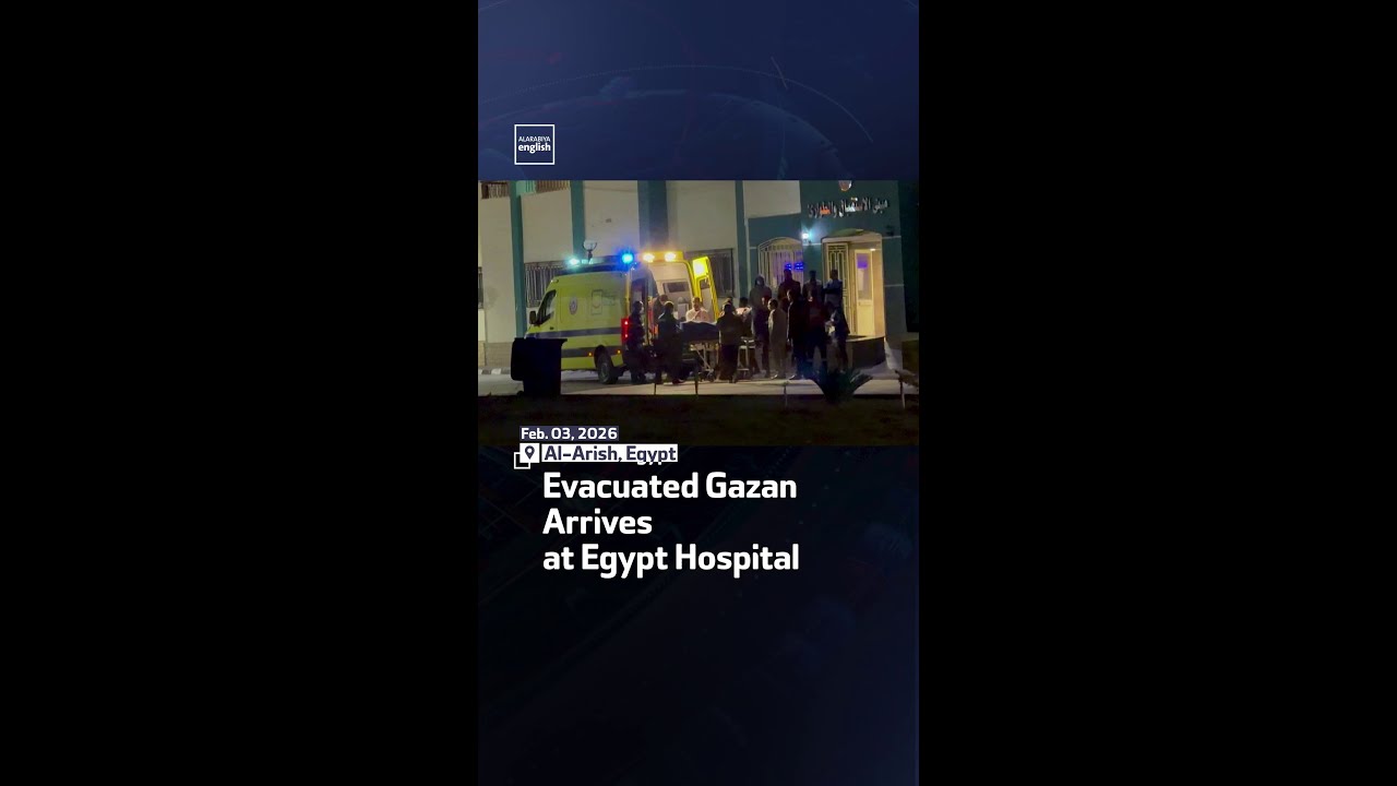 Evacuated Gazan Arrives At Egypt Hospital