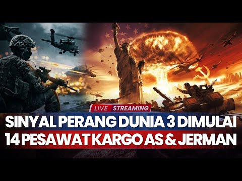 Sinyal Perang Dunia 3 Dimulai, 14 Pesawat Kargo AS dan Jerman Merapat ke Israel