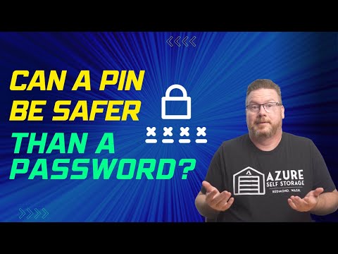 Can a PIN be safer than a Password?