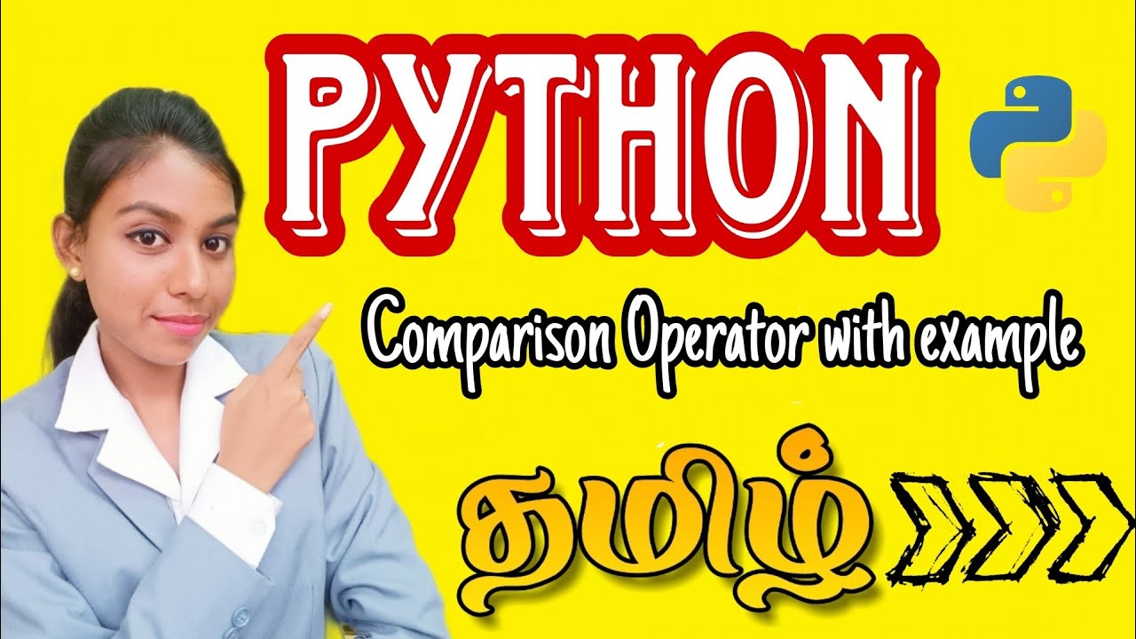 Comparison Operator in Python 🐍| Python Tutorial for beginners in tamil #python #techverseofvaishu