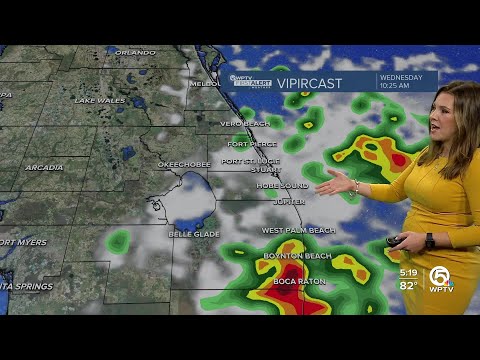 WPTV First Alert Weather forecast, morning of June 25, 2025