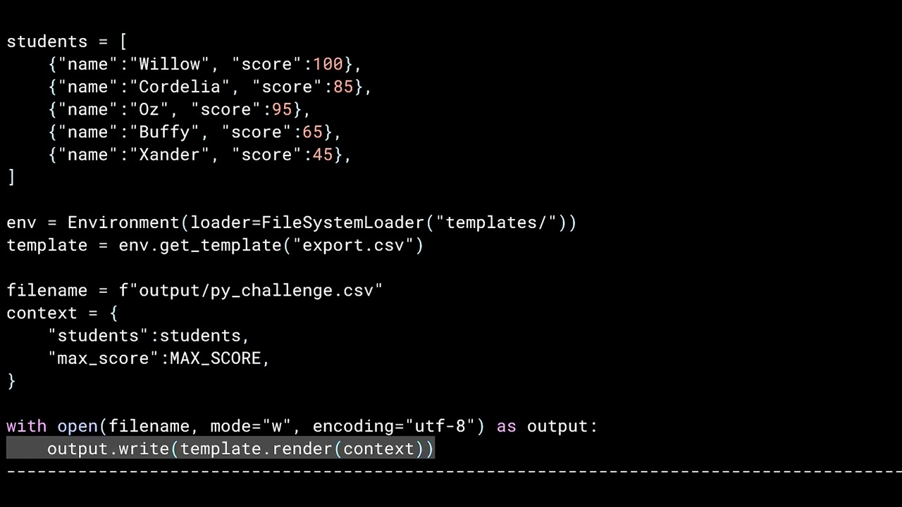 Introduction to Jinja Templating