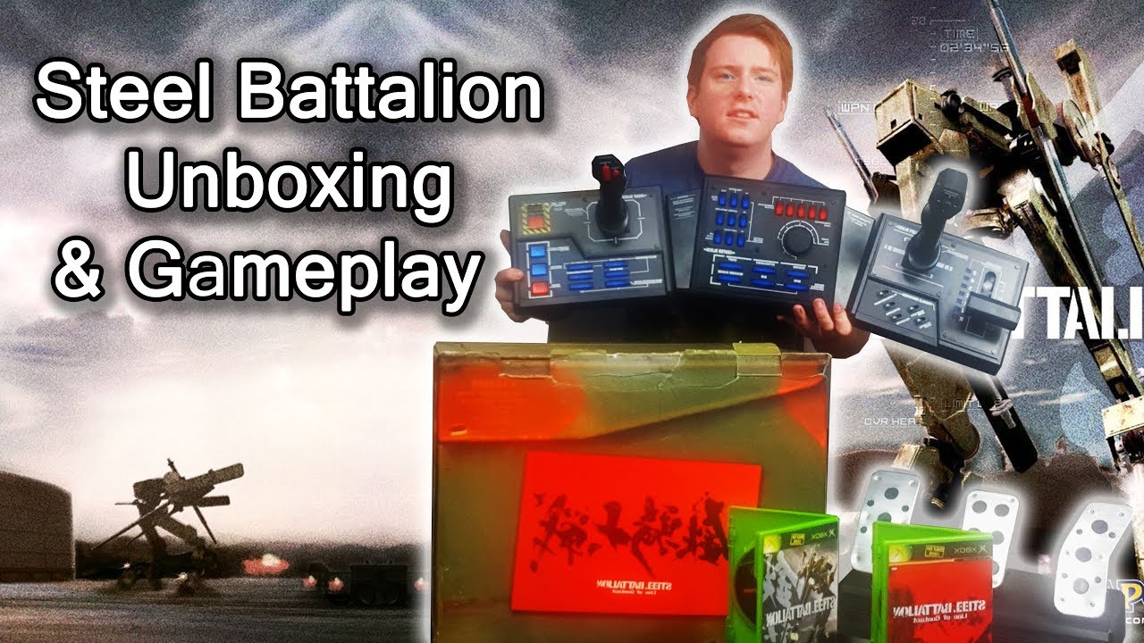 Steel Battalion Original Xbox Unboxing and Game Play (Rare Game) 4K