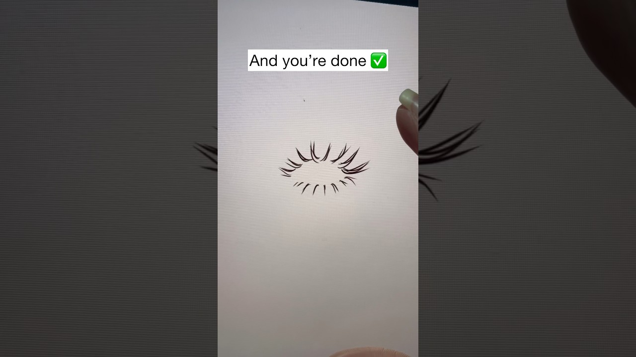 Drawing Eyelashes | The only quick lesson you need  #procreate #ibispaintx #eyelashes ashes