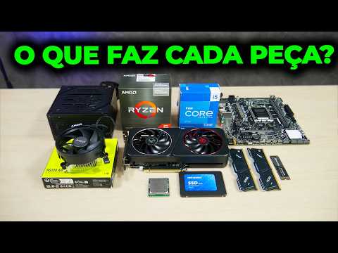 COMO FUNCIONA UM PC? PEÇAS DO PC GAMER EXPLICADO SIMPLES E RÁPIDO ...