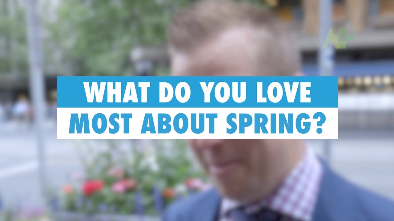 Learn English: What do you love most about spring?